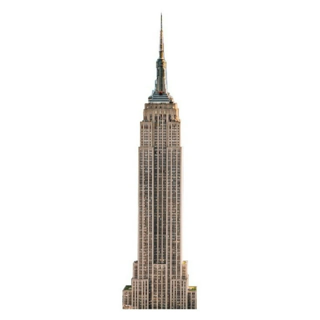 Empire State Building Cardboard Cutout Life Size, 6 Feet - Walmart ...