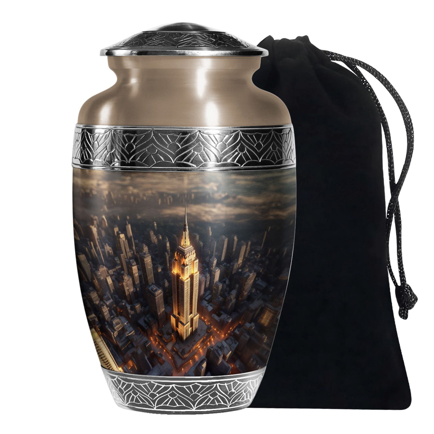 Empire State Building Large Urns For Human Ashes Adult Man - Cremation ...