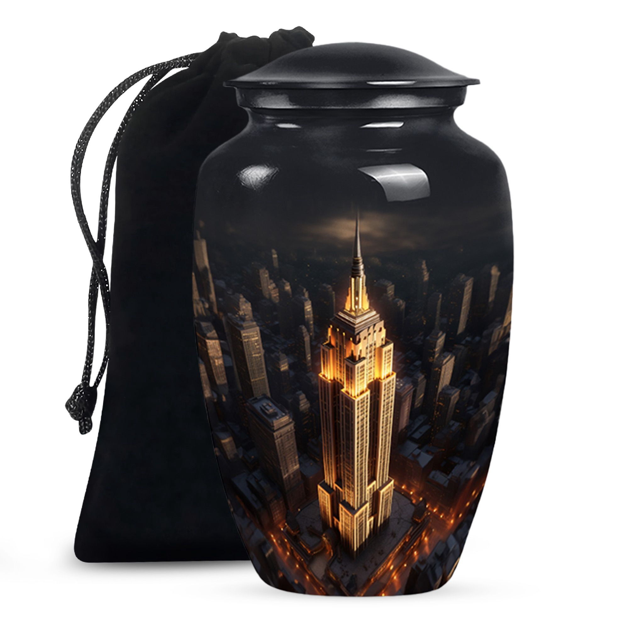Empire State Building Memorial Urns For Human Ashes Adult Man - Funeral ...