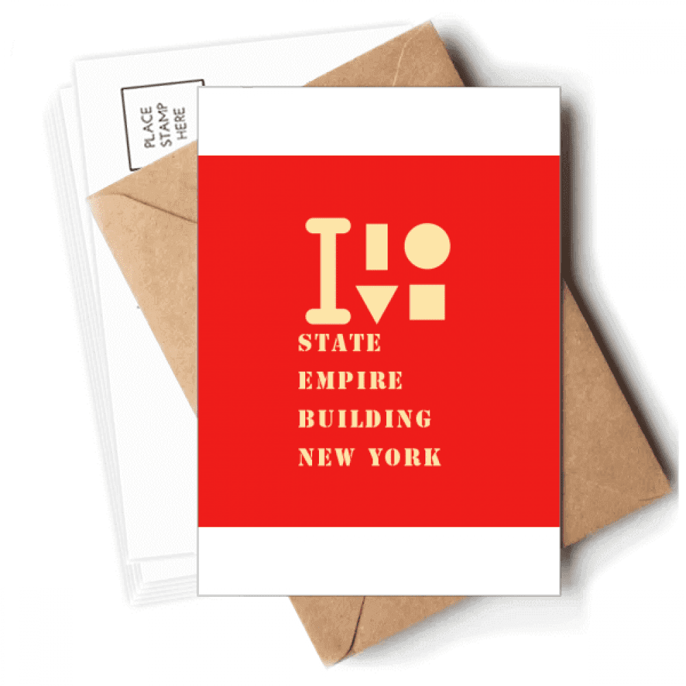 Empire State Building New York Postcards Envelopes Blank Note Cards ...