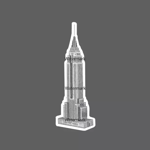 Empire State Building Sticker Ny Waterproof Sticker Phone Decal Water ...
