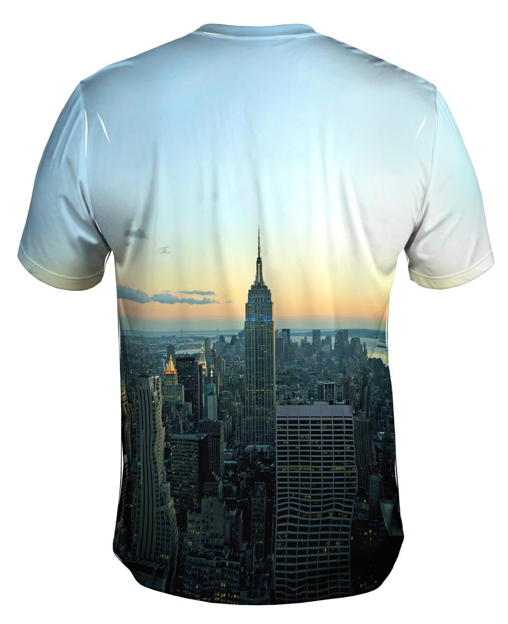 Empire State New York Sunset Mens T-Shirt All Over Print - Walmart.com