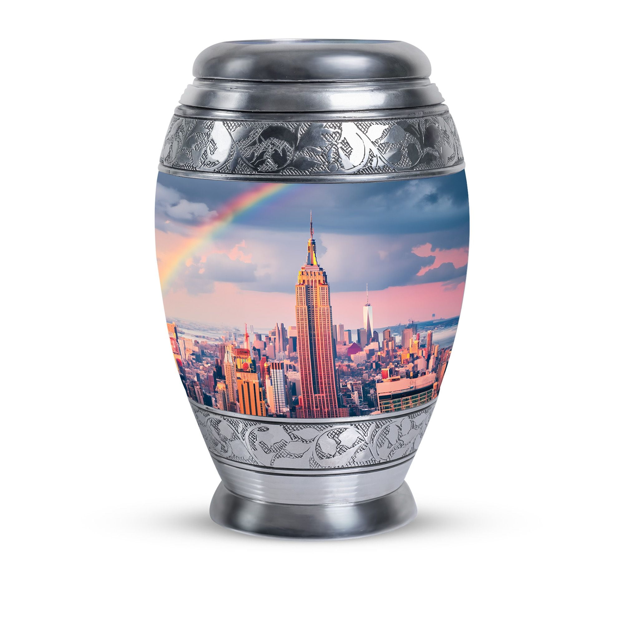Empire State Rainbow s Urn For Human Ashes Adult Woman, Urn For Human ...