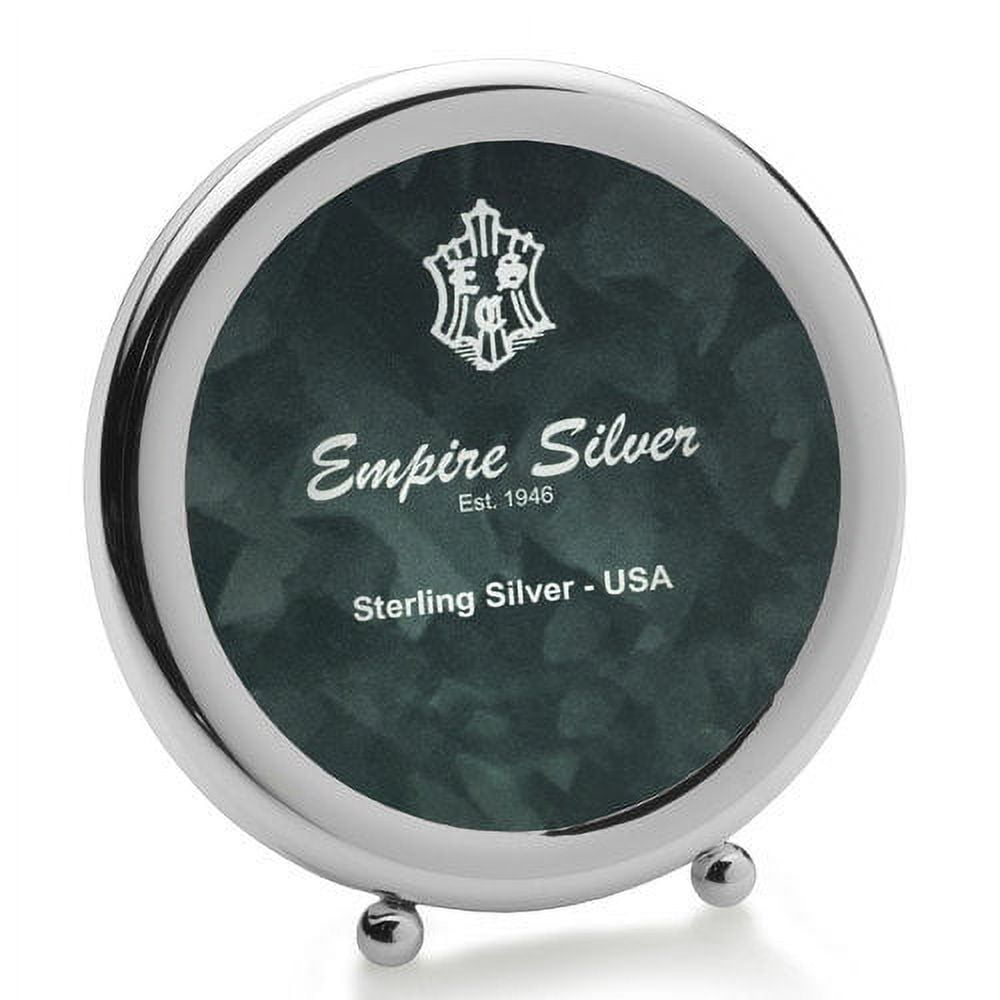 Empire Sterling Silver 3.75 Inch Round Frame Q-GM21958 - Walmart.com