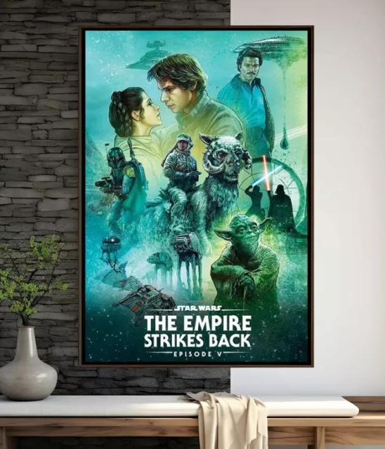 The Empire Strikes Back Movie Poster, High Quality Print, Movie Art ...