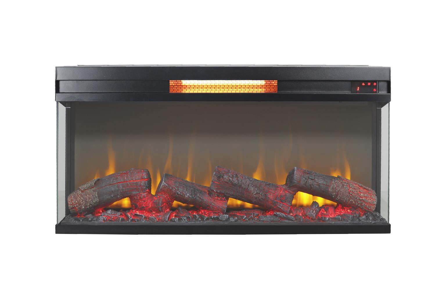 Empire USA 36''(2001B-36P) Panoramic Electric Fireplace Insert, with 3 ...