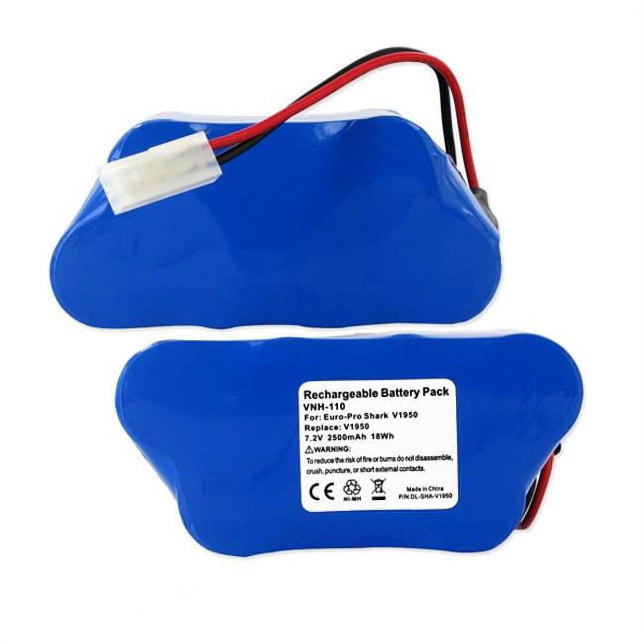 Empire VNH-110 Shark V1950 7.2V 2500 mAh Nickel Metal Hydride Batteries ...