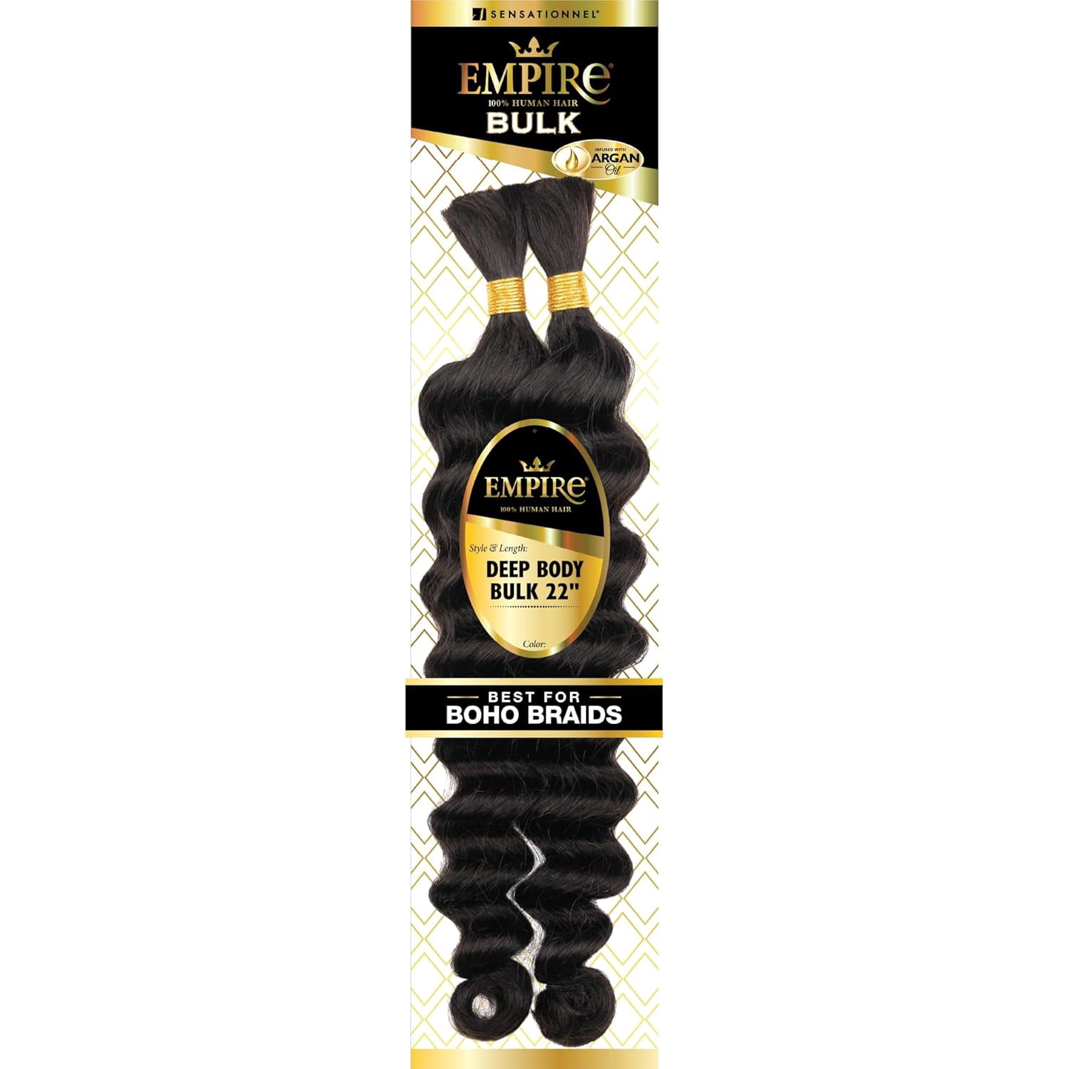 Empire bulk braiding – deep body human hair braids for knotless boho ...