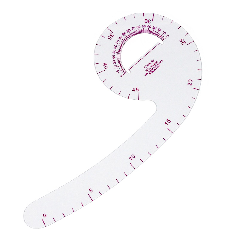 Empire sewing ruler and French curve, used for pattern making drafting ...