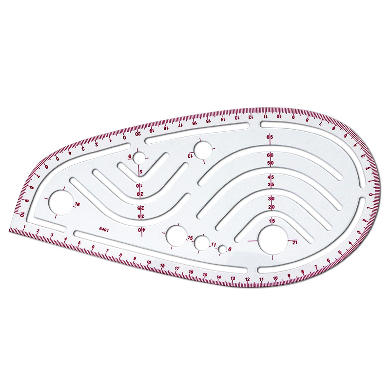 Empire sewing ruler and French curve, used for pattern making drafting ...