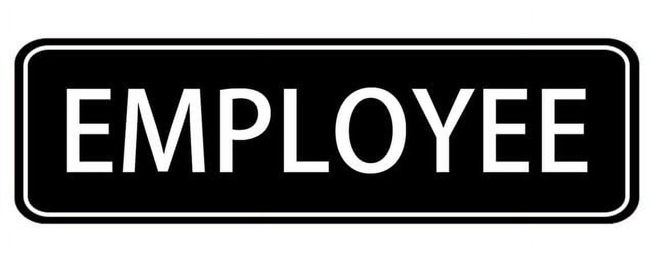Employee Acrylic Sign For Office Door Wall Home And Business, Easy To ...
