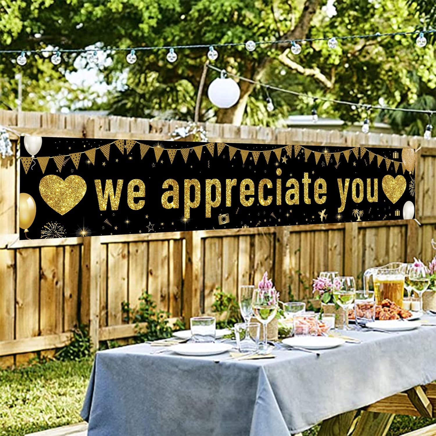 Employee Appreciation Banner - We Appreciate You | Perfect for Office ...