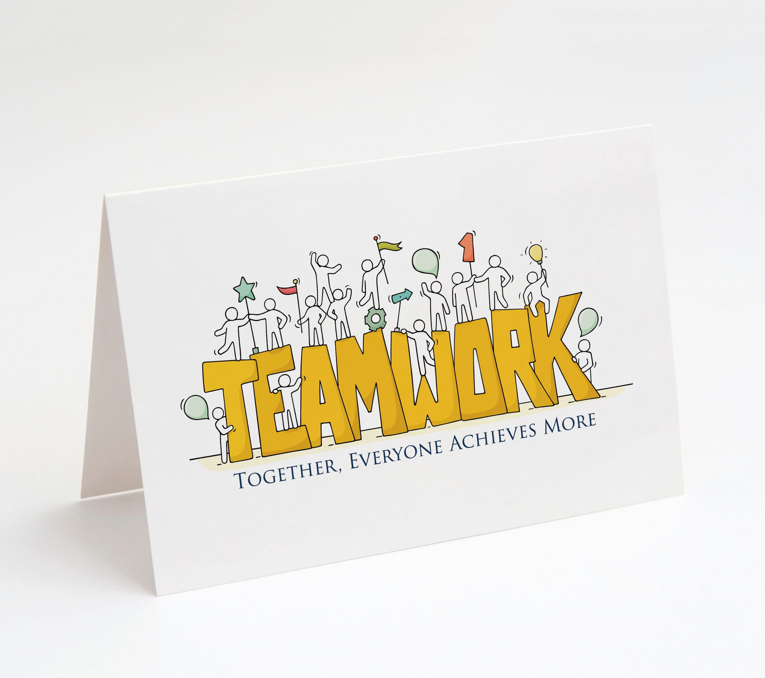 Employee Appreciation Cards w/ White Envelopes - T.E.A.M. (25 Count ...