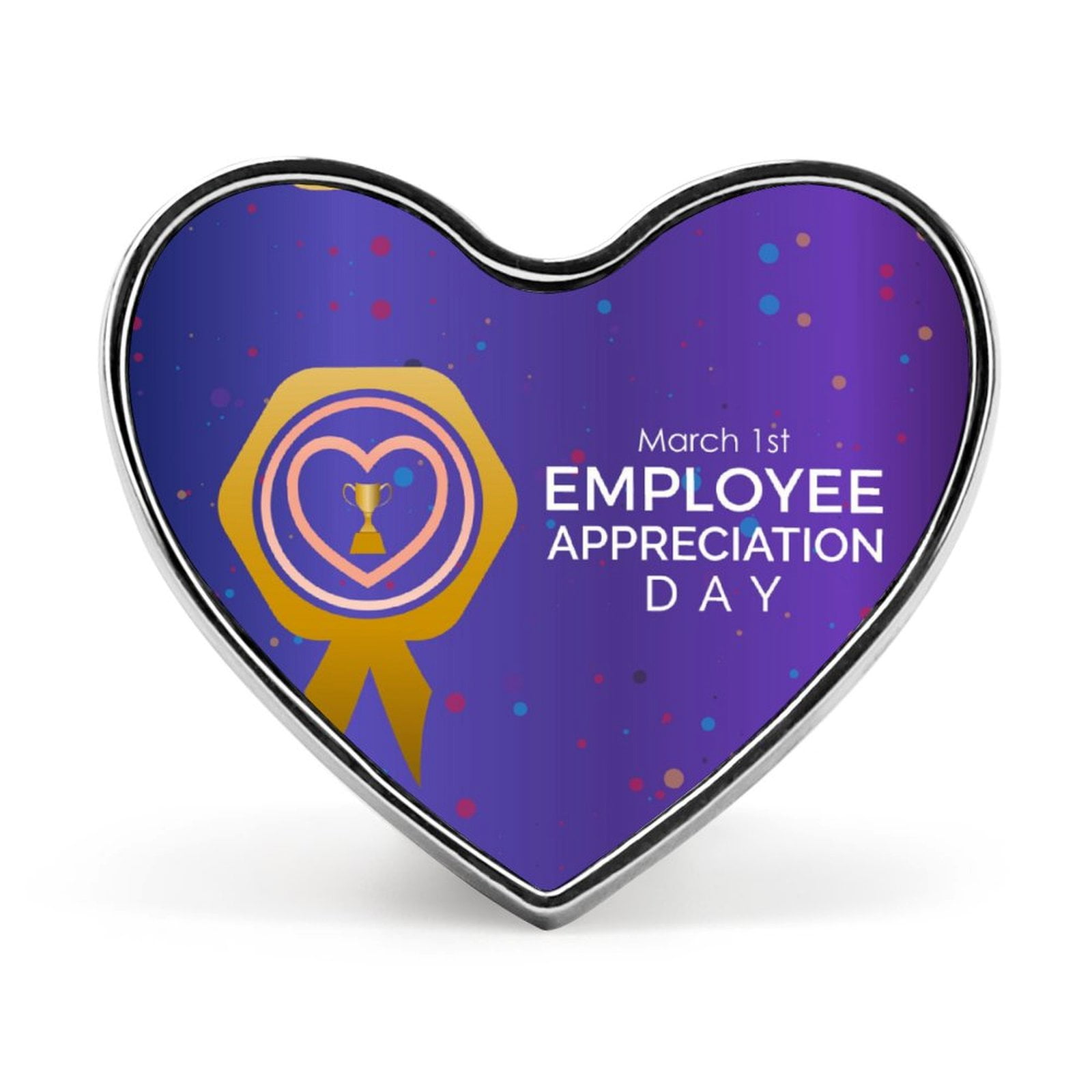 Employee Appreciation Day Employee Staff Appreciation Pins Heart ...