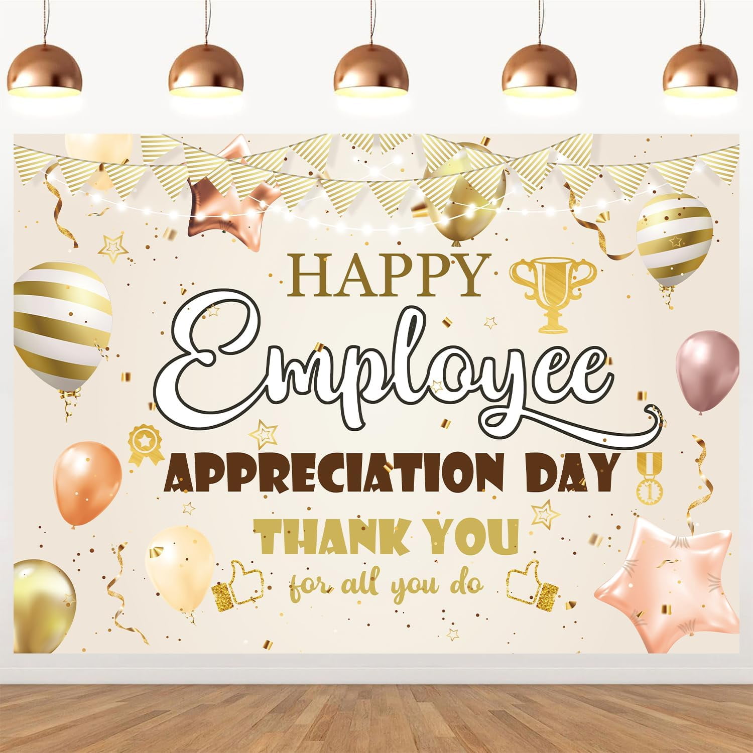 Employee Appreciation Decorations Happy Employee Appreciation Day Backdrop Employee Appreciation ...