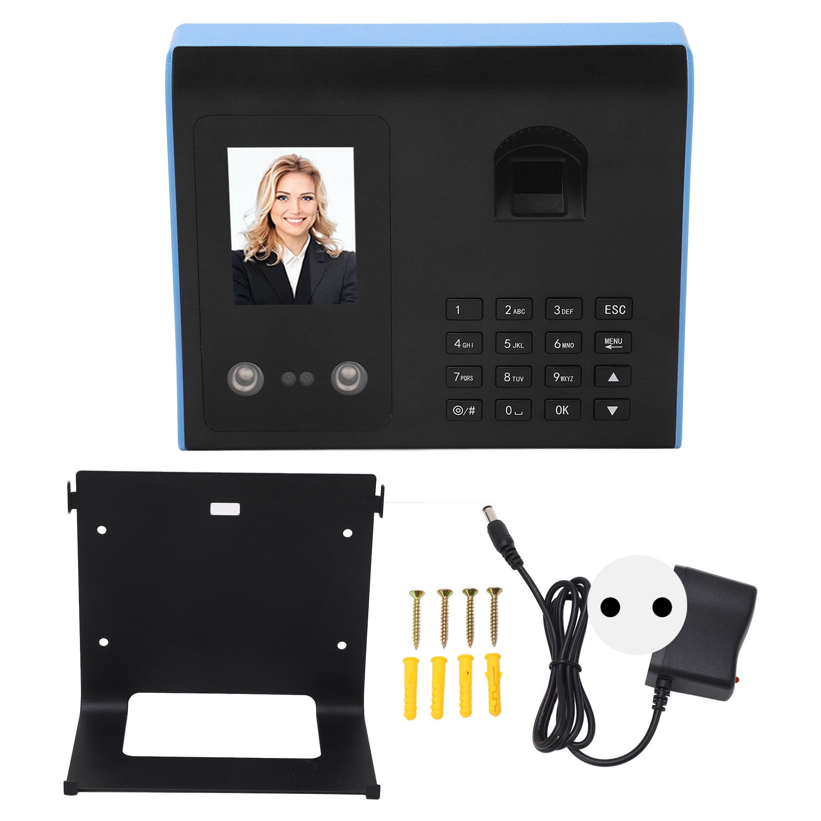 Employee Attendance Machine Fingerprint Face Recognition Password Time ...