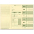Next Day Labels Employee Attendance Weekly Time Card, 250 Pack ...