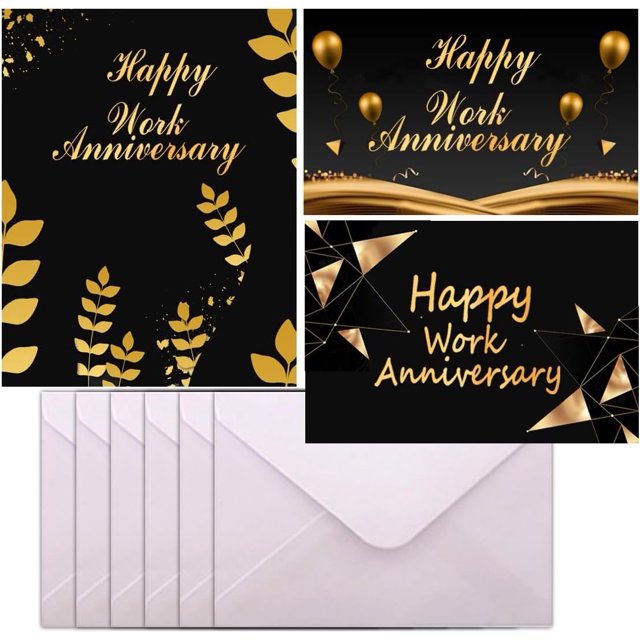 Employee Happy Work Anniversary,Business Employee Appreciation Cards ...