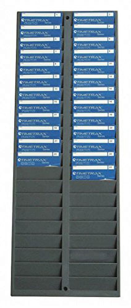 Employee ID and Badge Rack, 9/10 x 3-1/2" x 12/40" Pocket Size ...
