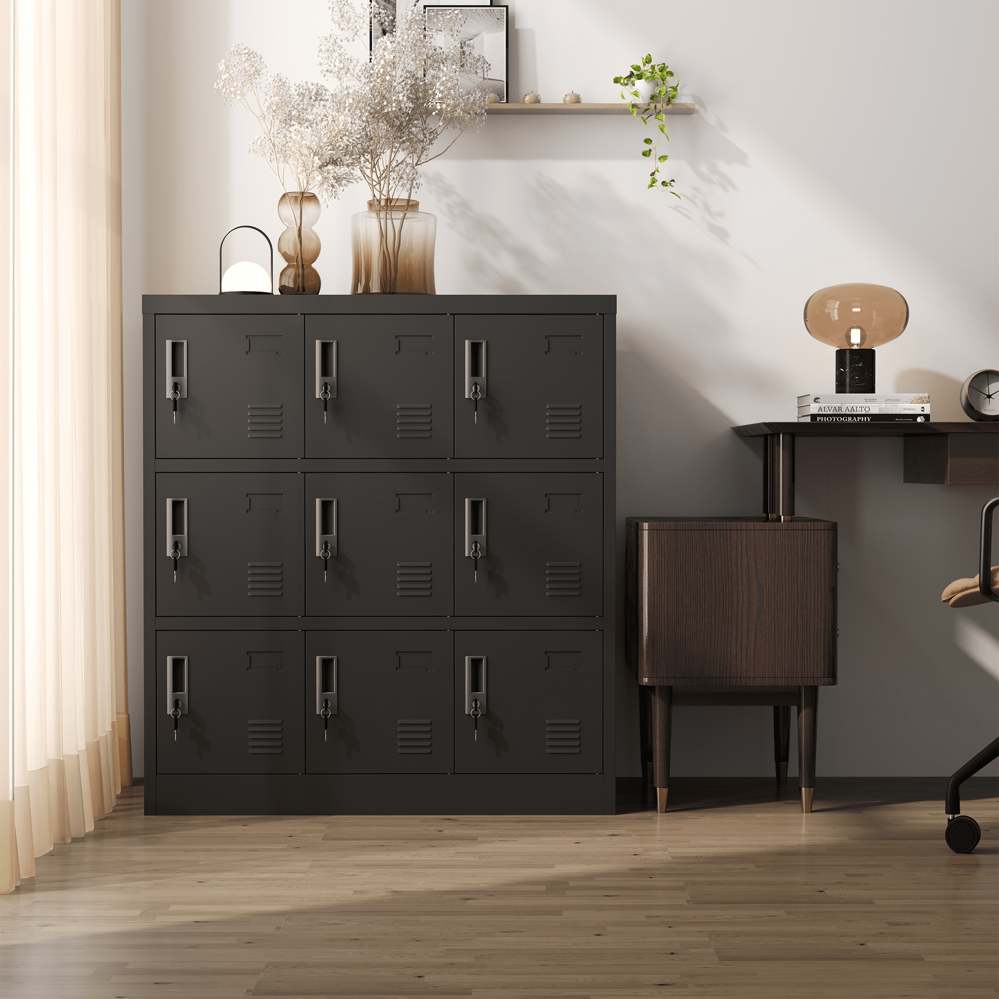 Employee Locker Organizer, Multiple Doors Metal Storage Locker For ...