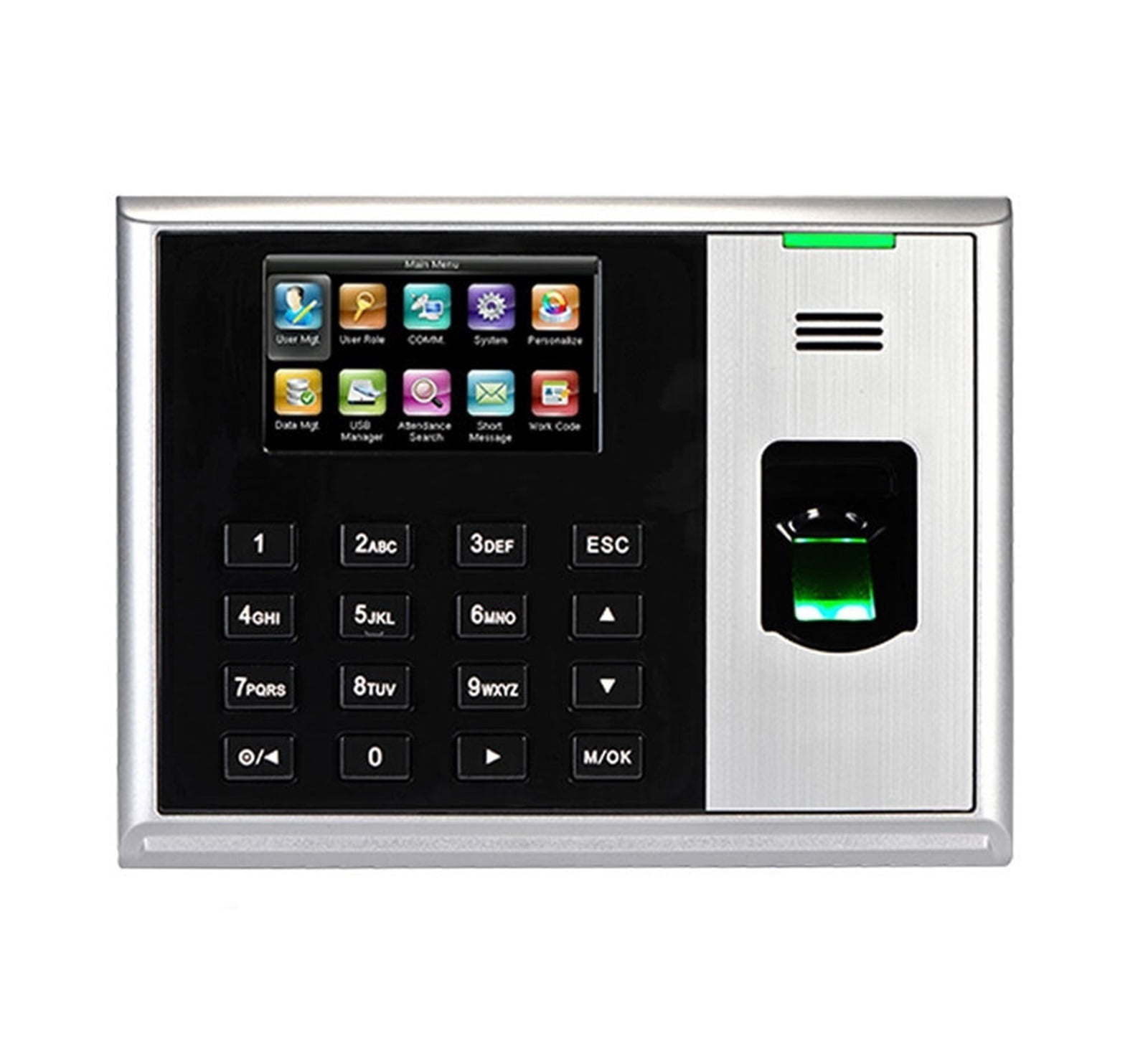 Employee Marking Machine and Attendance Systems 3 Inch Color Screen USB ...