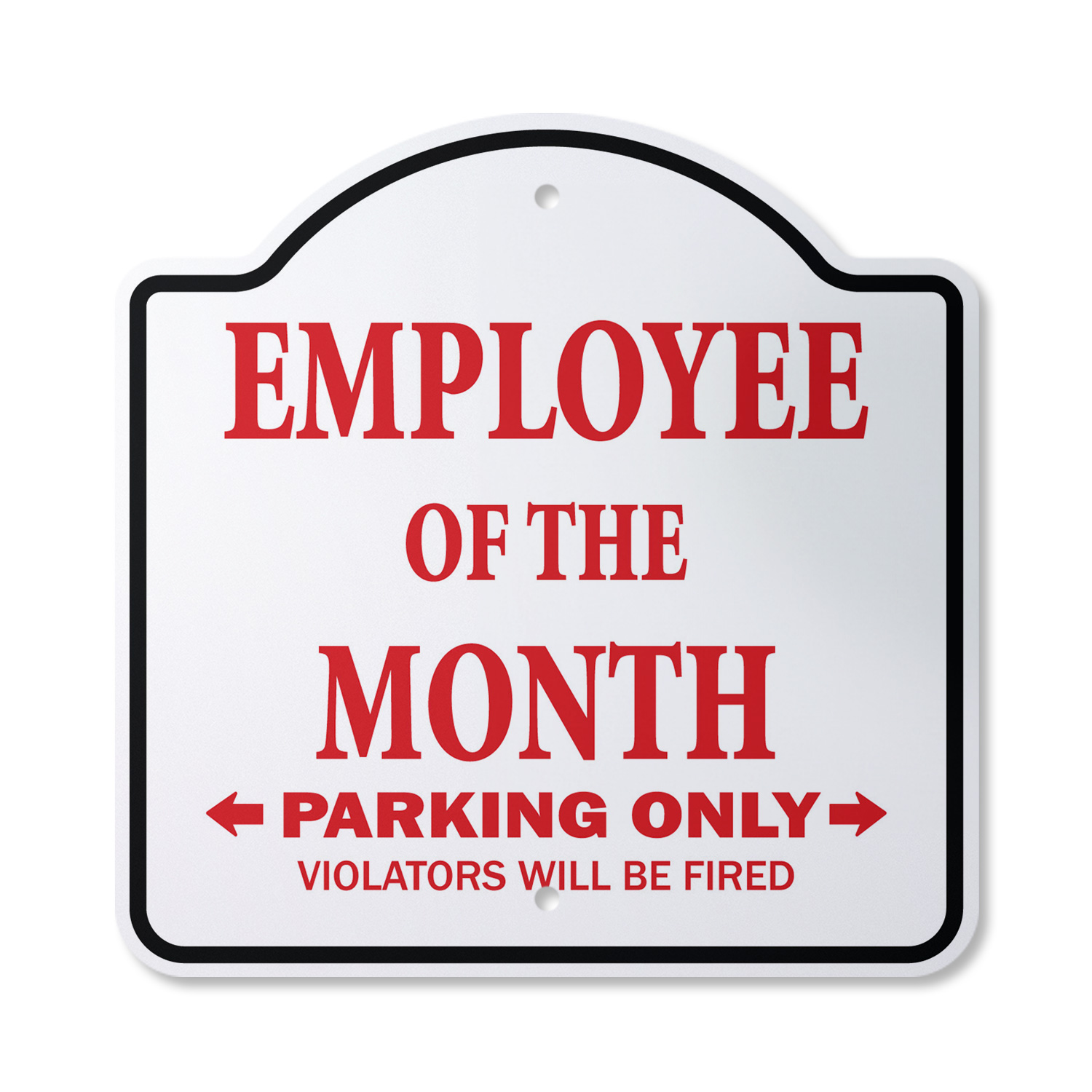 Employee Of The Month 10” x 10” Sign | Indoor/Outdoor Plastic ...