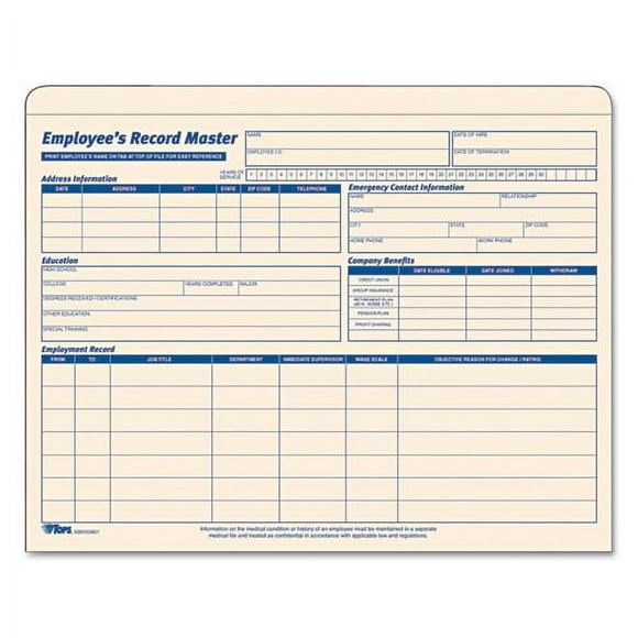 Employee Records Form