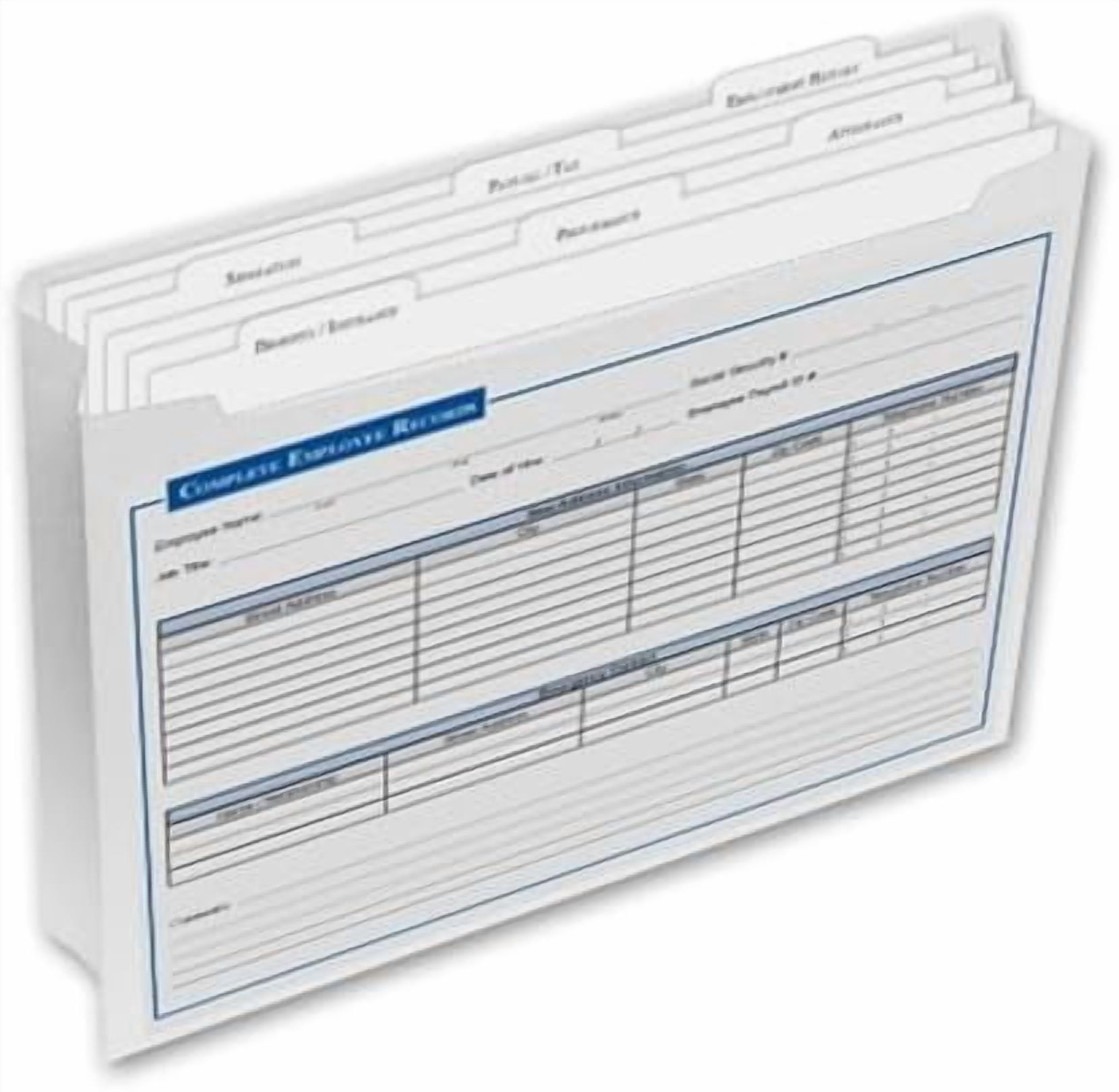Employee Record Organizer, - Expandable Personnel File - Walmart.com