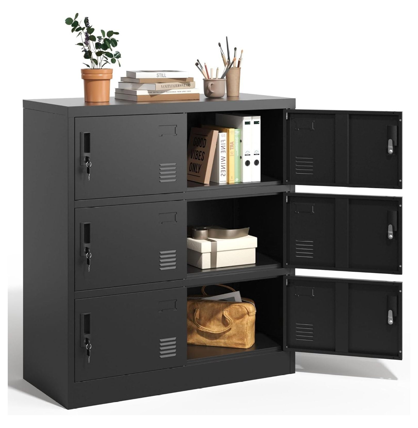 Employee Storage Locker,6 Door Storage Locker，Metal Locker for ...