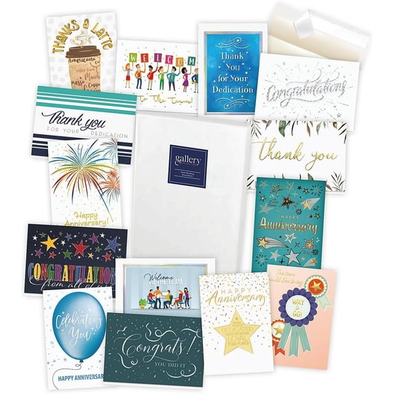Employee & Team Appreciation Card Assortment Box (25 Cards) Thank You ...