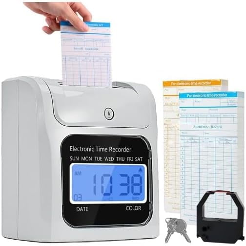 Employee Time Clock, Small Business Punch Pak, Calculating Time Clock ...