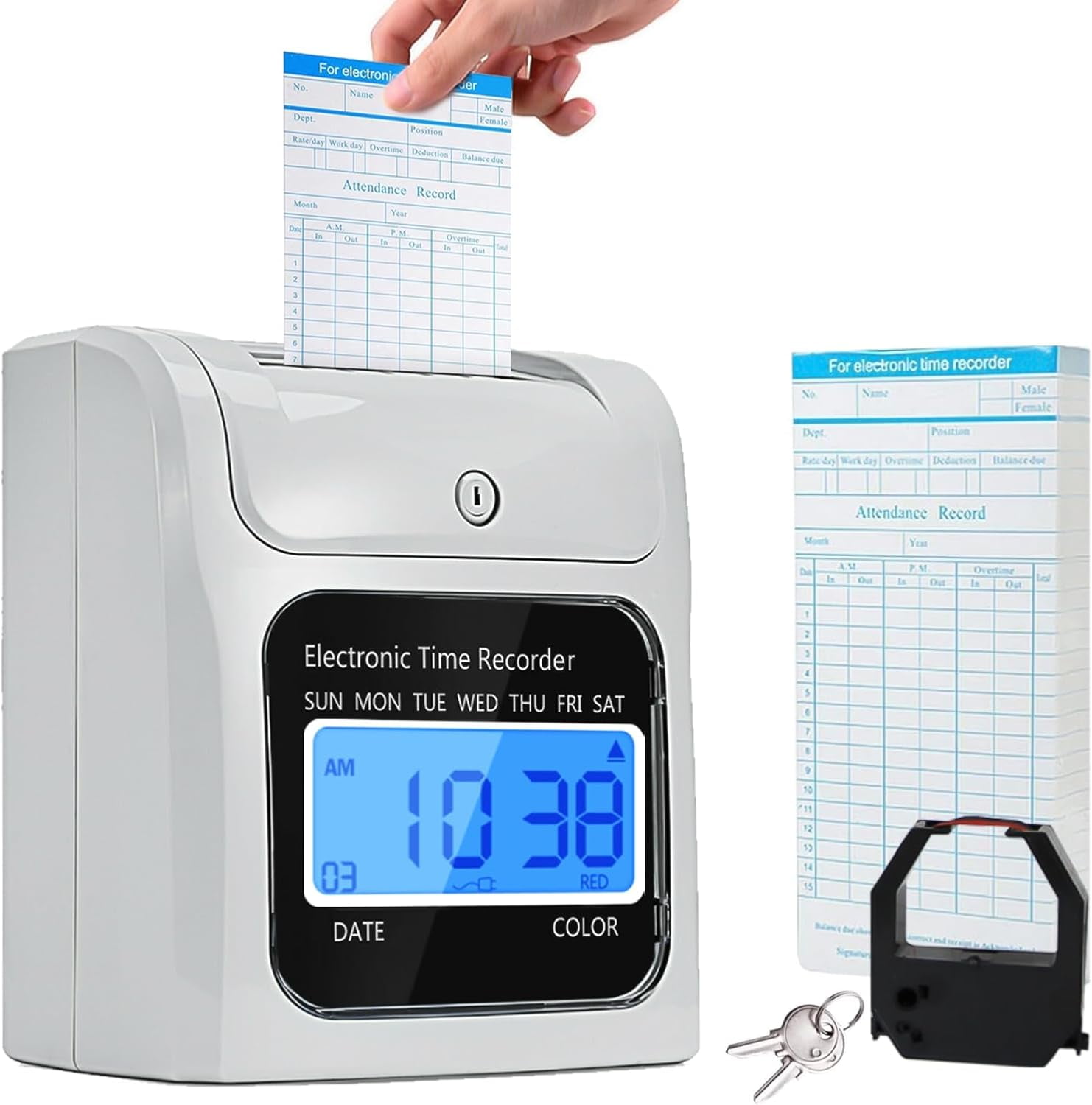 Employee Time Clocks for Small Business, Auto-Align Time Clock Punch ...