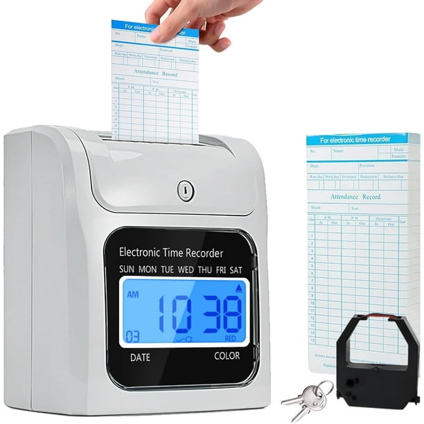 Employee Time Clocks for Small Business, Auto-Align Time Clock Punch ...