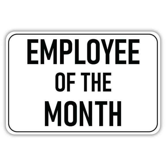 Employee Month Plaque Photo