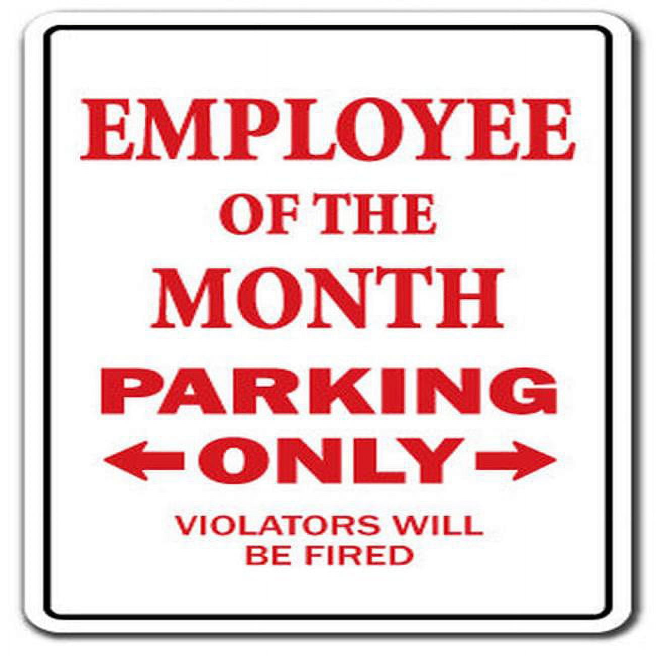 Employee of the Month Novelty Aluminum Sign - Walmart.com