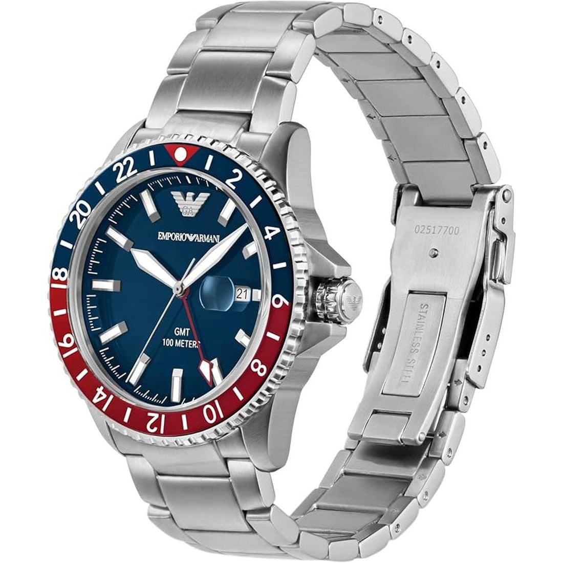 Emporio Armani Analogue World Explorer Men's Quartz Watch AR11590 - Walmart.com
