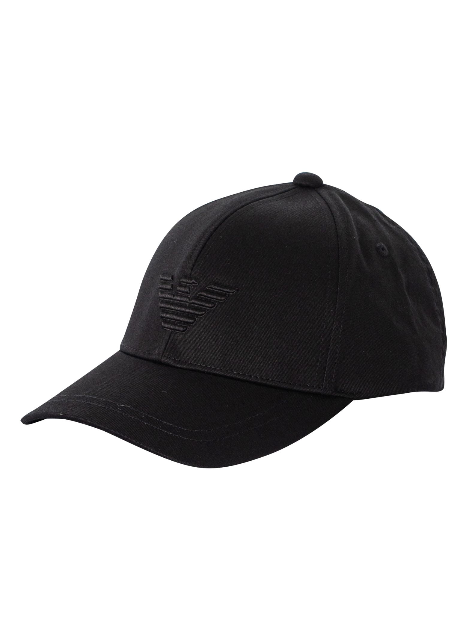 Emporio Armani Eagle Embroidery Baseball Cap, Black - Walmart.com
