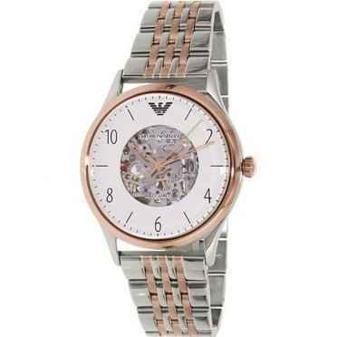 Emporio Armani AR0389 Men's Stainless Steel Chronograph Watch, Black ...