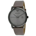 Emporio Armani Men's Armani Luigi Beige Dial Leather Strap Watch ...