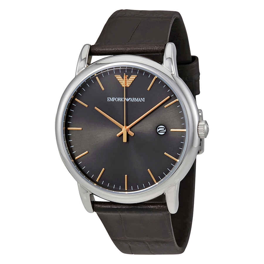 Emporio Armani Men's Luigi Watch Quartz Mineral Crystal AR1996 ...