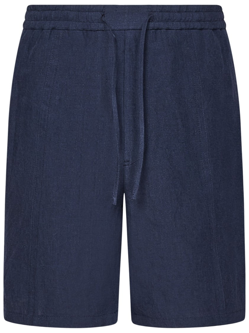 Emporio Armani Relaxed-Fit Blue Linen Shorts (Men's) - Walmart.com