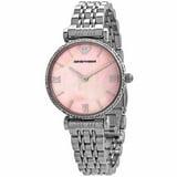 Emporio Armani Women's Gianni T-Bar Mother of Pearl Watch AR1779 ...