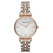 Emporio Armani Women's Retro Quartz Watch, Two-Tone Stainless Steel ...
