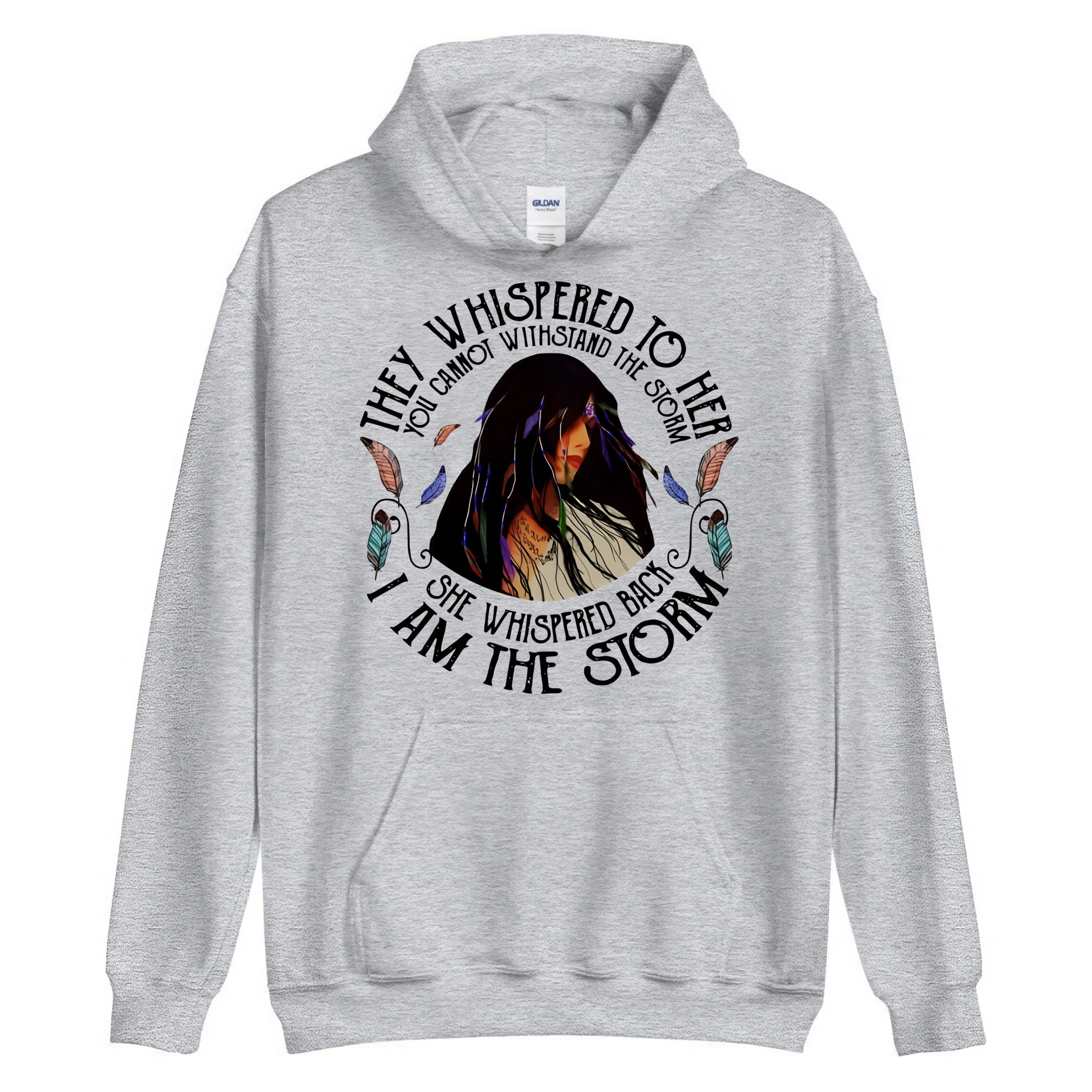 Empowered Girl Storm Shirt, I Am The Storm Unisex Tee, Inspirational Gift for Men and Women ...