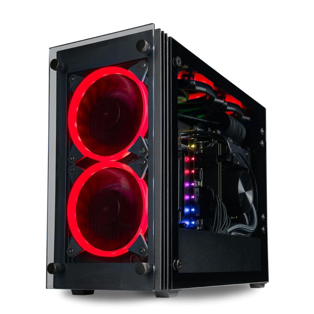 Empowered PC Stratos Mini Gaming Desktop - NVD GeForce RTX 5060 TI, AMD ...