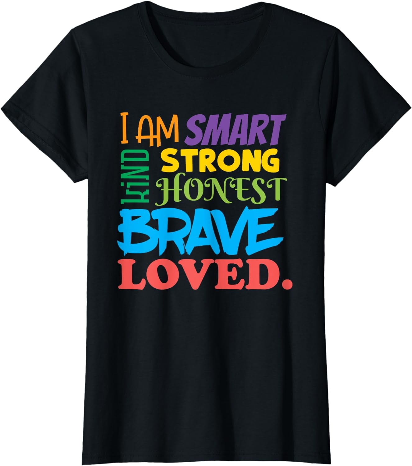 Empowering Kindness Encouraging Positive Affirmation T-Shirt - Walmart.com