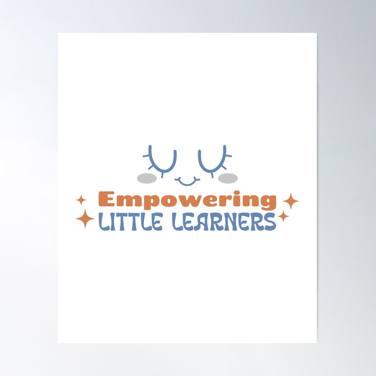 Empowering Little Learners Poster Wall Art, Modern Wall Decor For ...