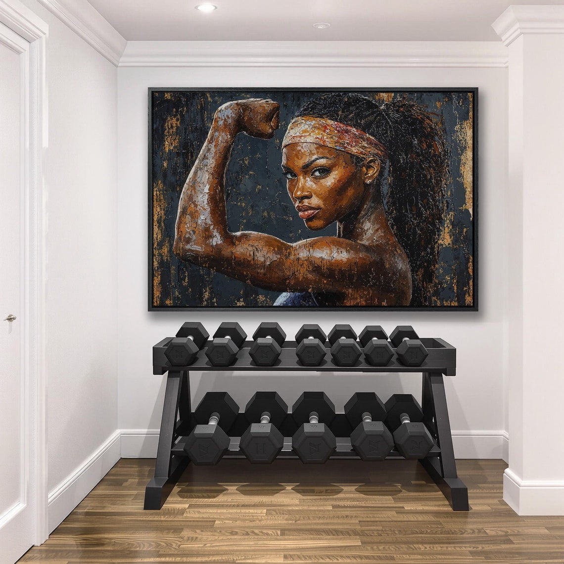 Empowering Woman Portrait Wall Art, Feminine Strength Poster ...