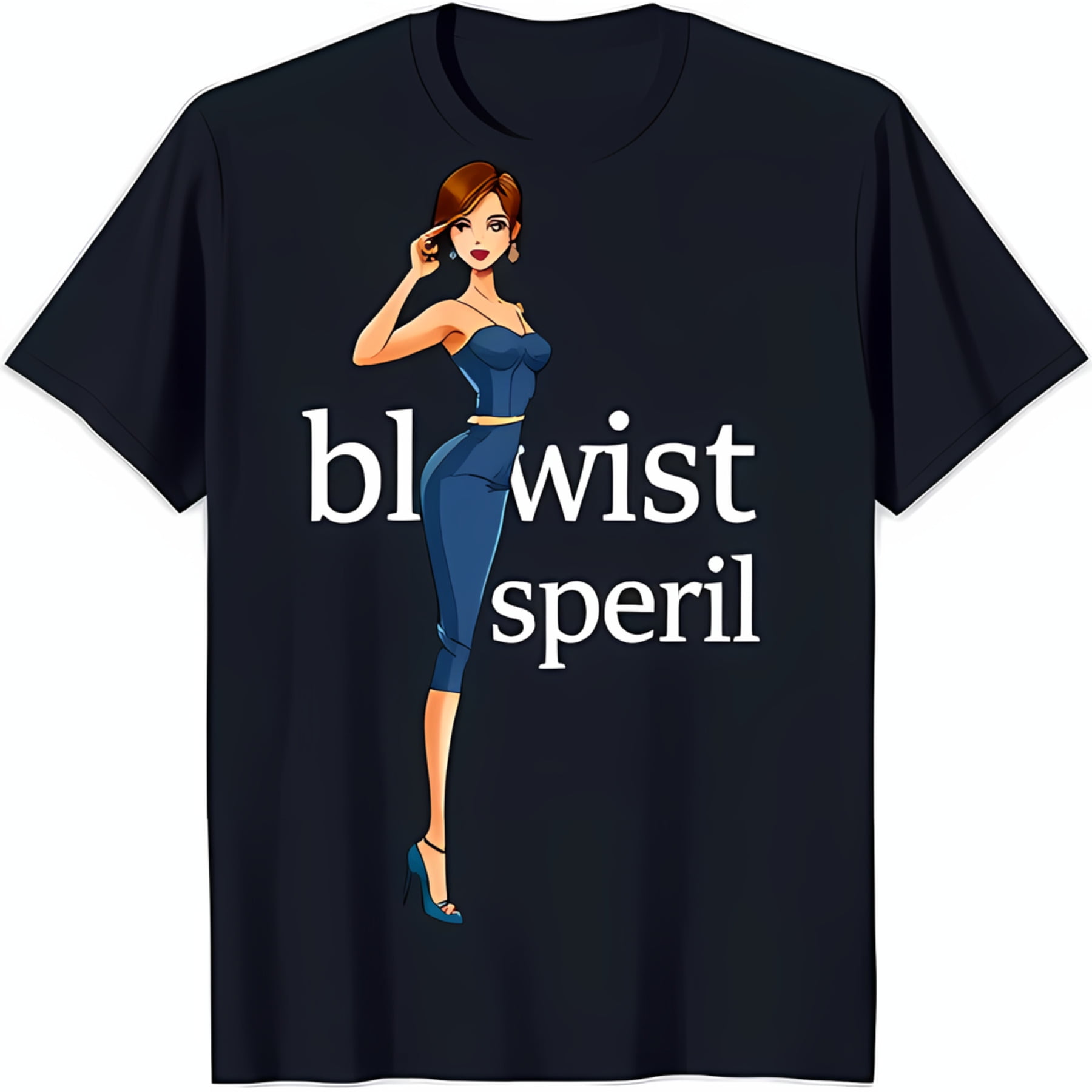 Empowerment Graphic Black T-Shirt: Bold Statement on Gender Roles ...