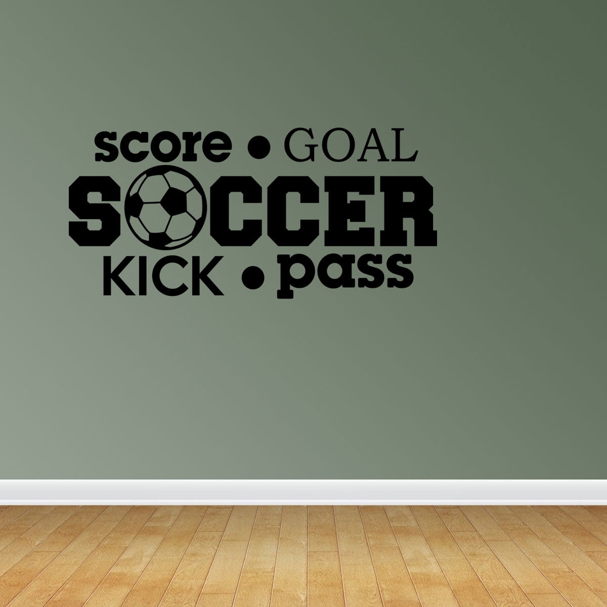 Empresal Soccer Word Collage Soccer Quote Vinyl Wall Decals Vinyl ...